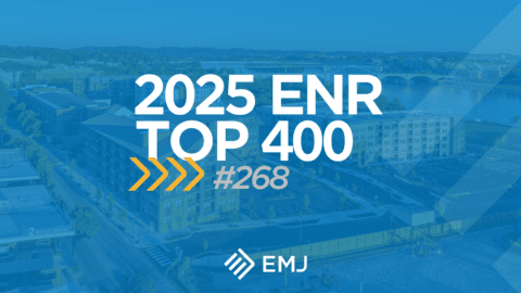 EMJ Ranks #268 on ENR’s 2025 Top 400 Contractors List | EMJ Construction