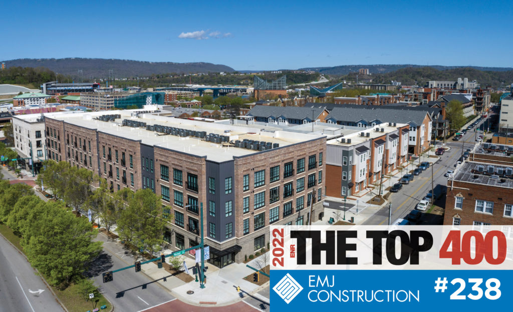 EMJ Ranks #238 on ENR's 2022 Top 400 Contractors | EMJ Construction